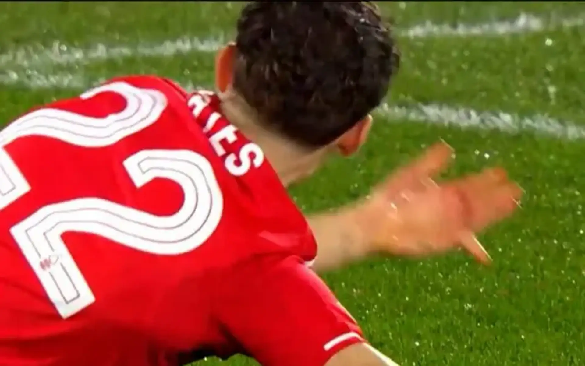 Spotted: Nottingham Forest captain Ryan Yates smiles and carries on ...