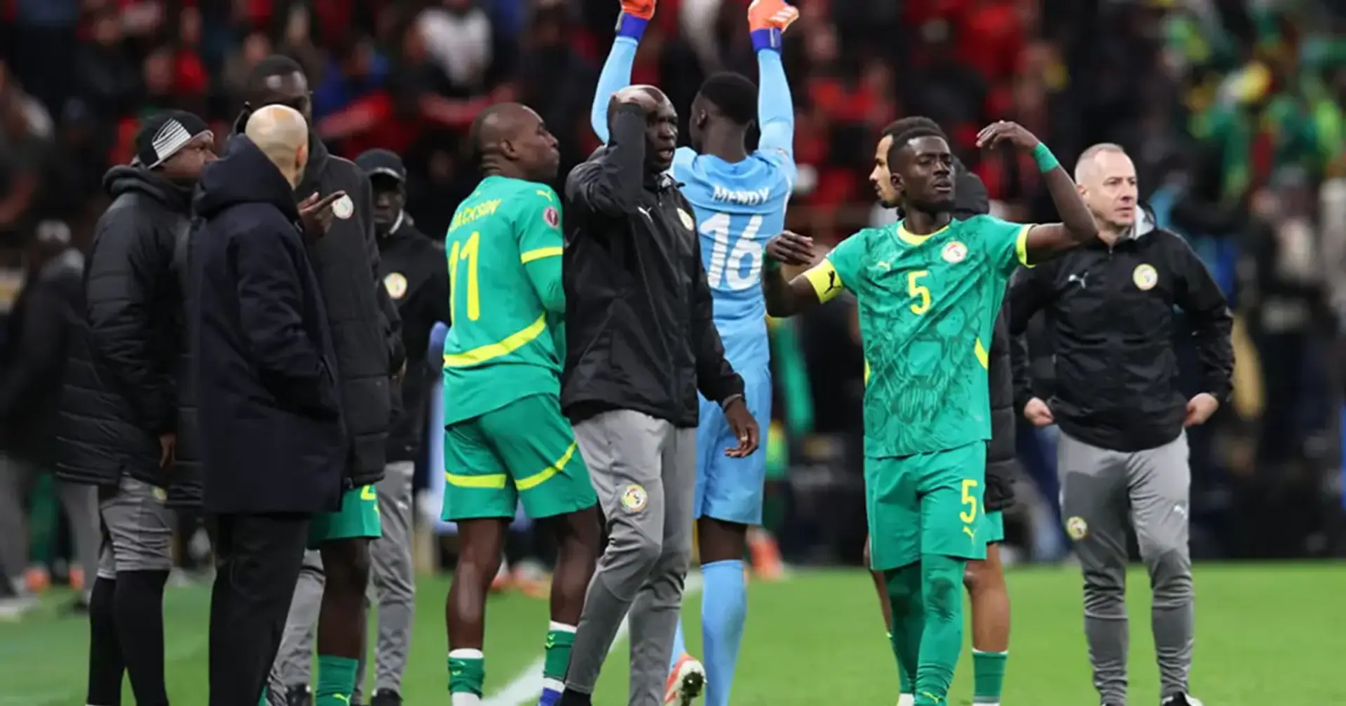 CAF referee chief says Senegal players should have been cautioned after ...
