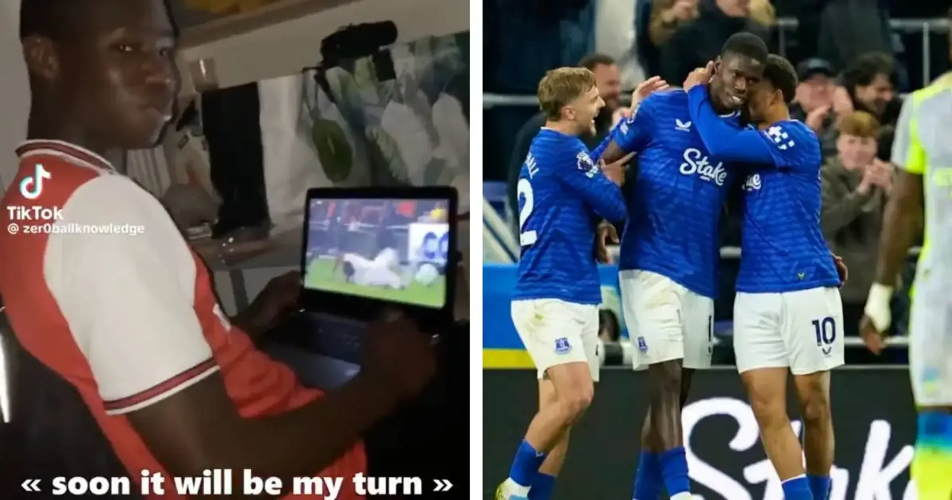 Video of Thierno Barry in an Arsenal jersey from 2020 resurfaces after ...