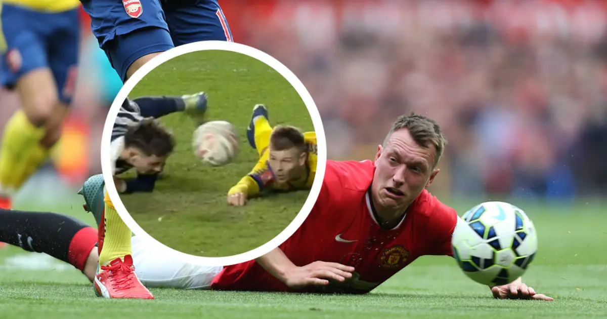 Phil Jones' legacy lives on: Millwall player scores a header from the ...