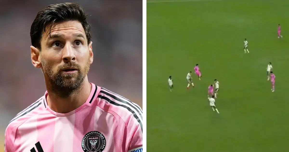 Vintage Messi: Leo produces beautiful dribble to slide past multiple ...