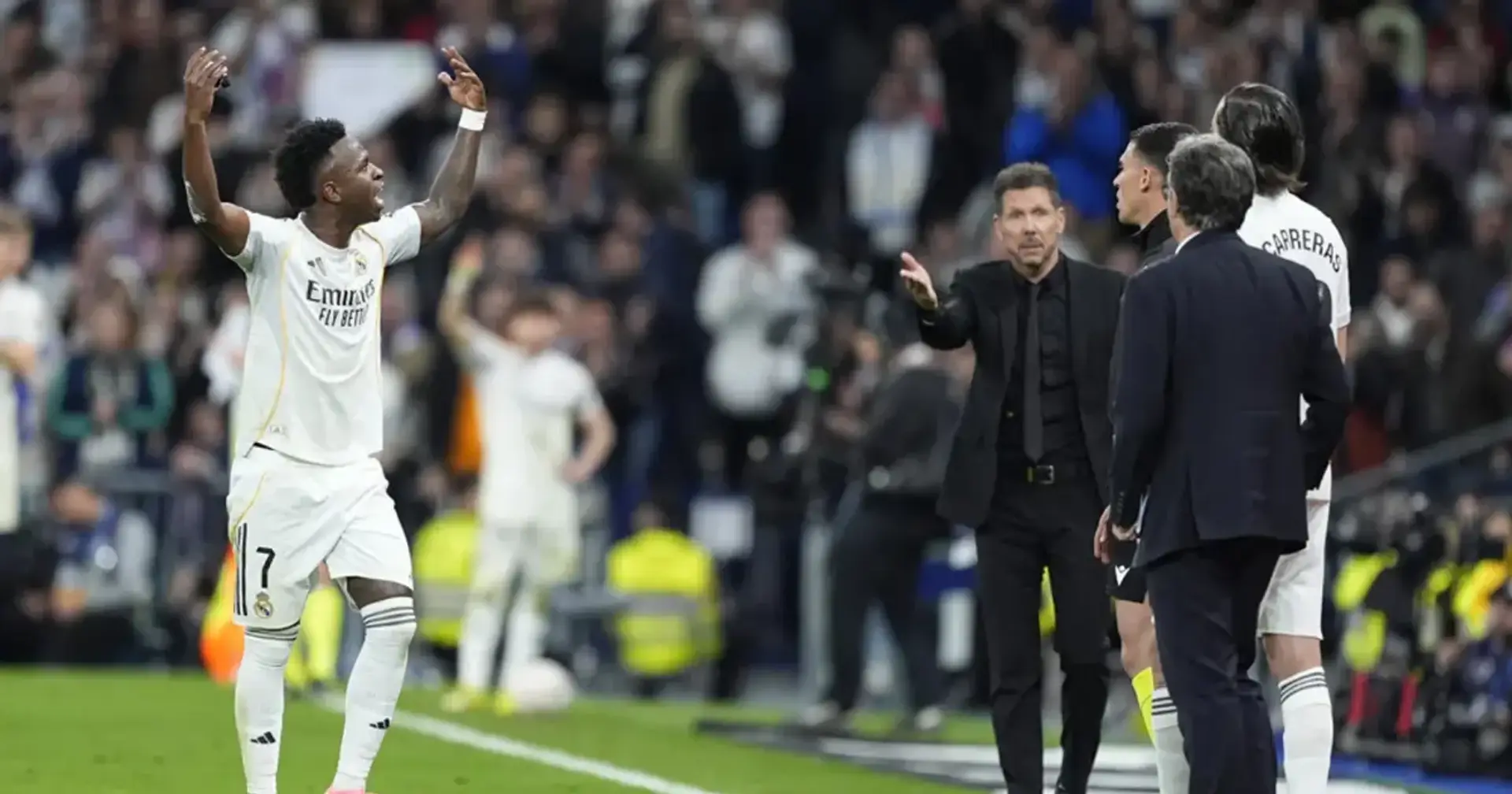 'They’re going to sell me': Vinicius Junior answers Simeone after brace ...