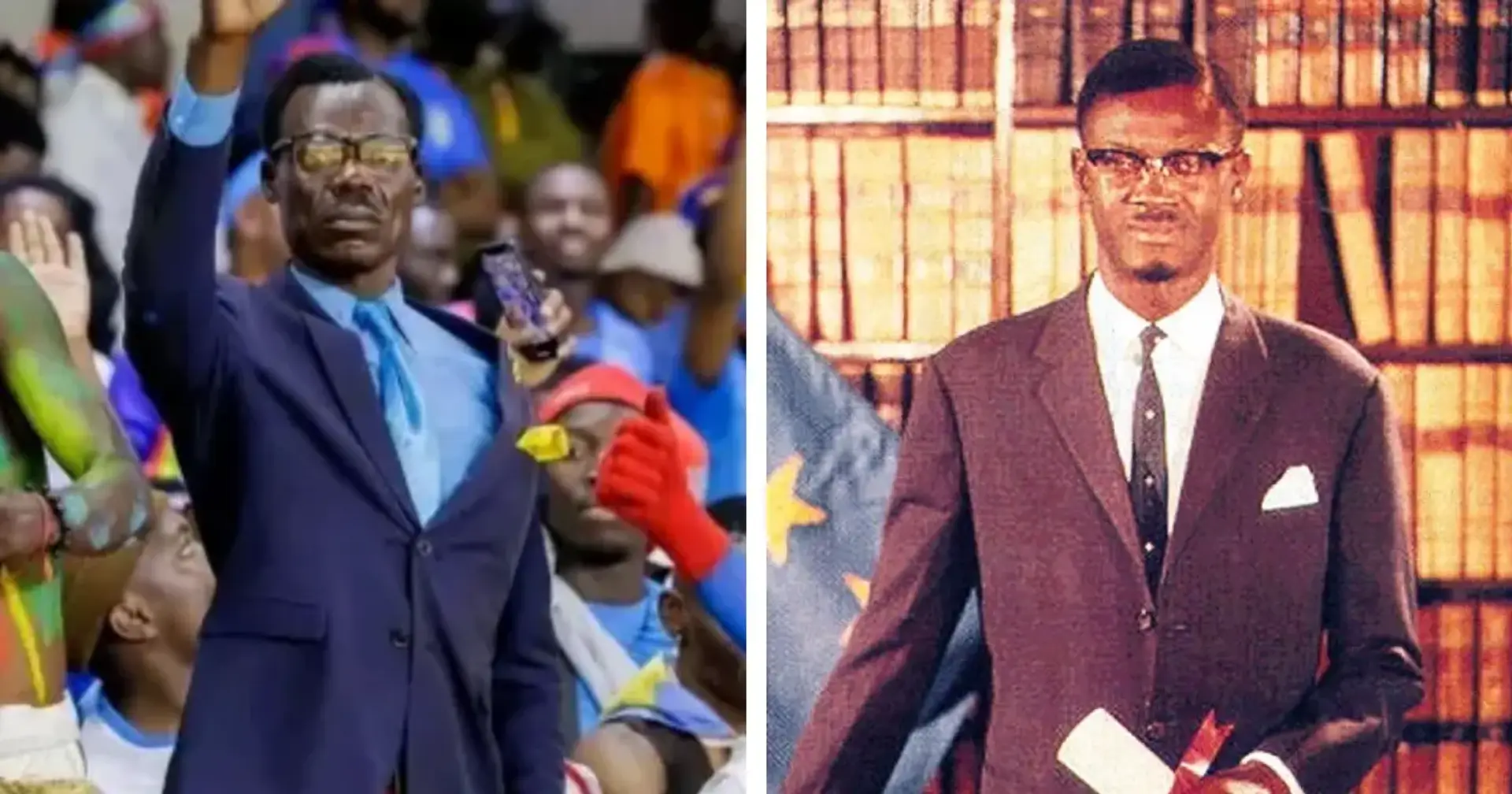 DR Congo fan stands motionless for three AFCON games in touching ...
