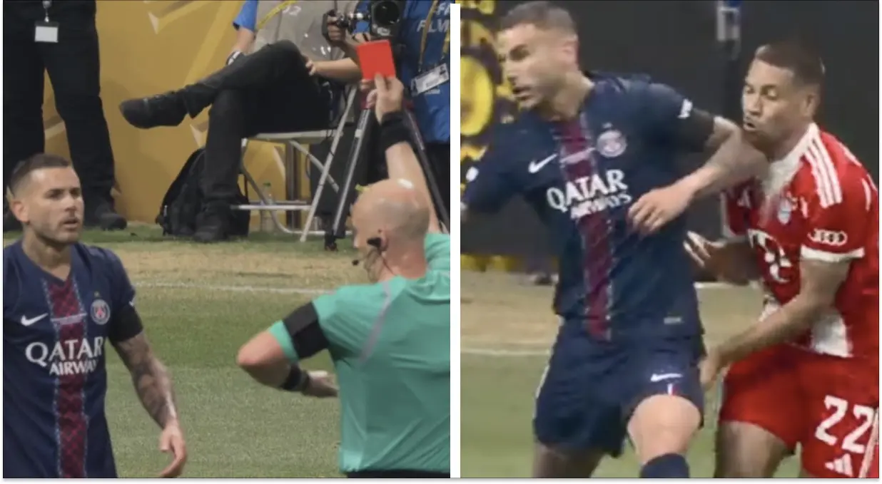 Lucas Hernandez’s controversial red card vs Bayern sparks heated debate ...