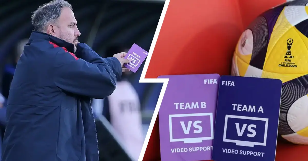 FIFA’s purple and blue VAR cards cause chaos at 2025 U20 World Cup ...