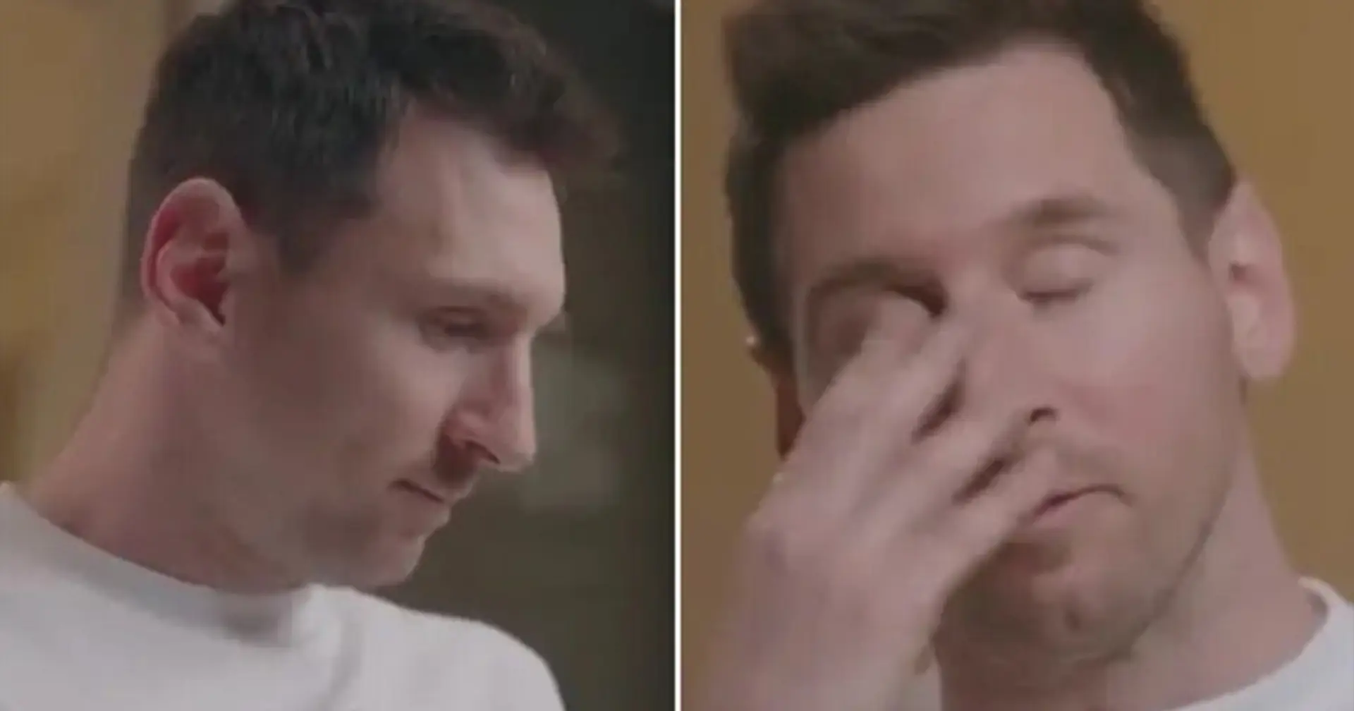 🎥 Messi wurde ein Video mit den besten Momenten seiner Karriere gezeigt ...