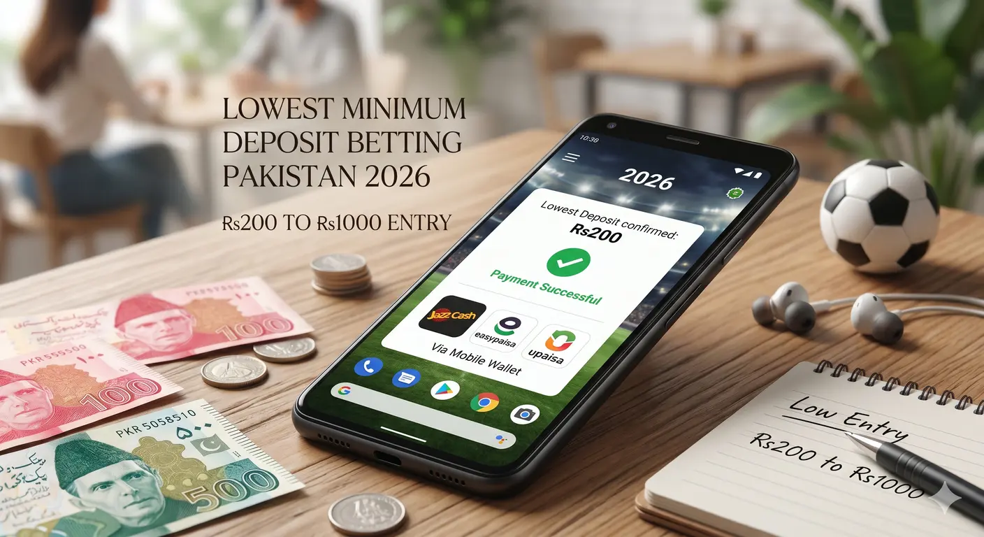 Lowest Minimum Deposit Betting in Pakistan 2026 – ₨200 to ₨1000 Entry ...