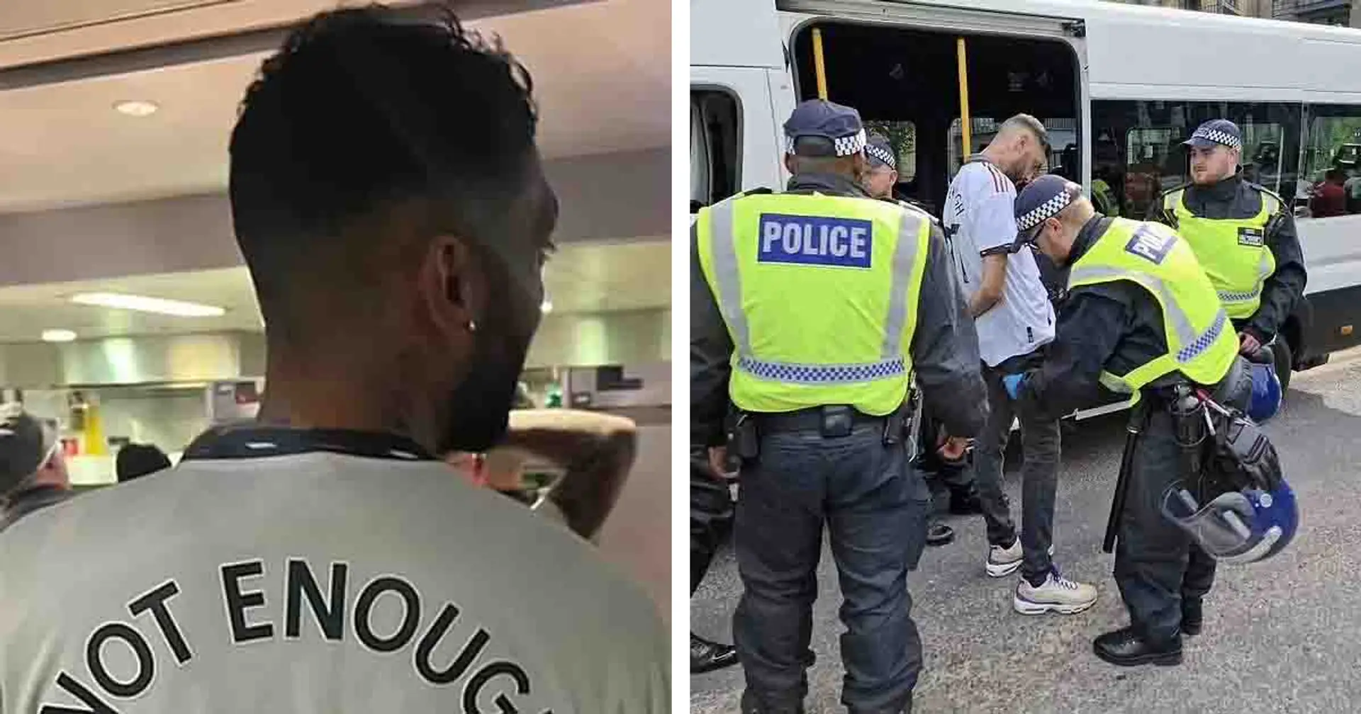 Man United fan arrested for wearing vile t-shirt to FA Cup final ...