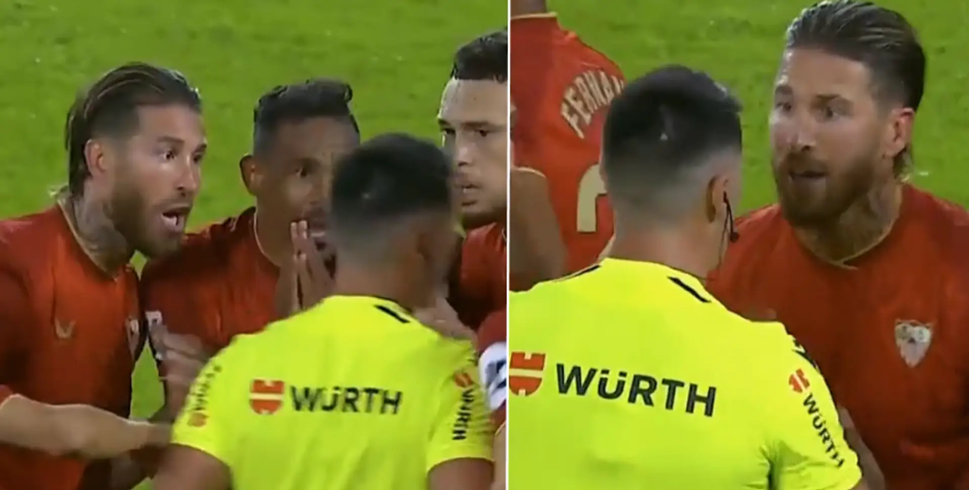 Caught on camera: Ramos begs ref to check VAR after getting yellow ...