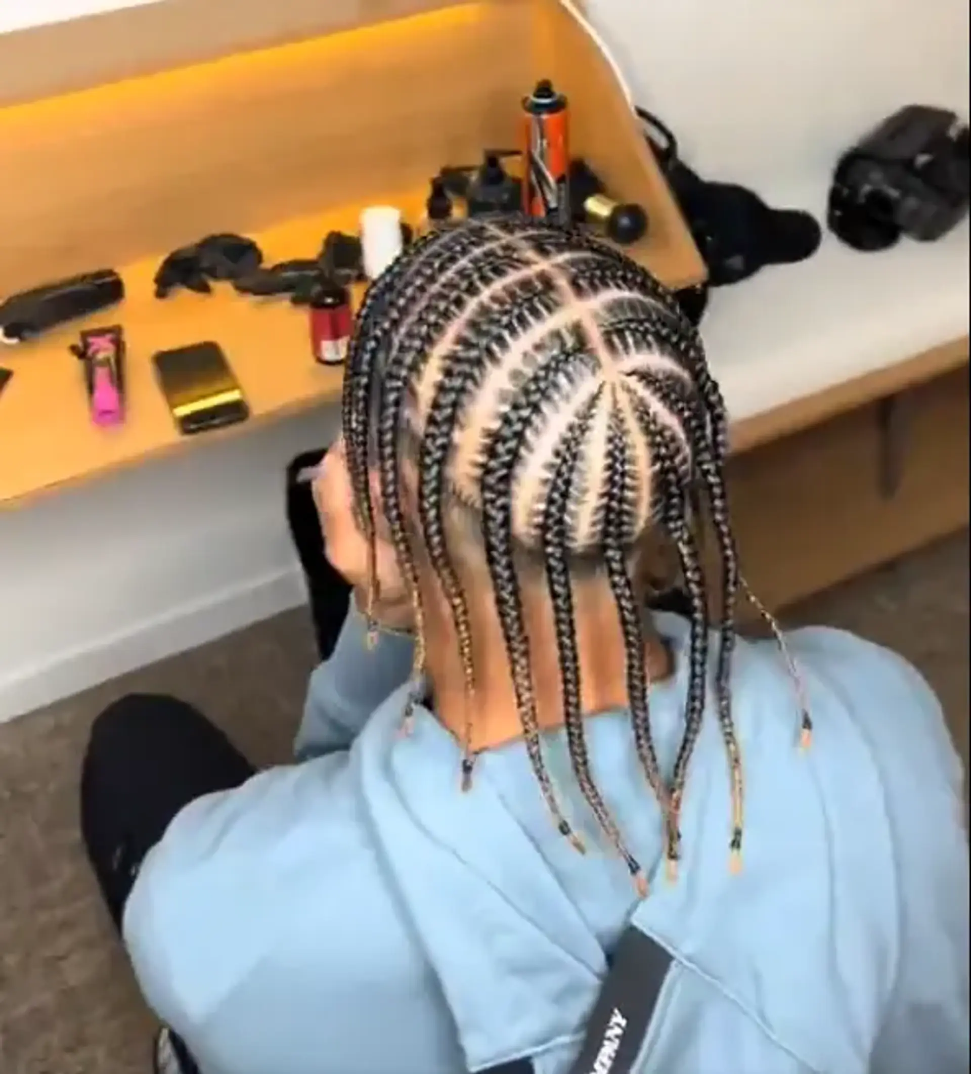 Bradley Barcola debuts new braids hairstyle after missing France duty ...