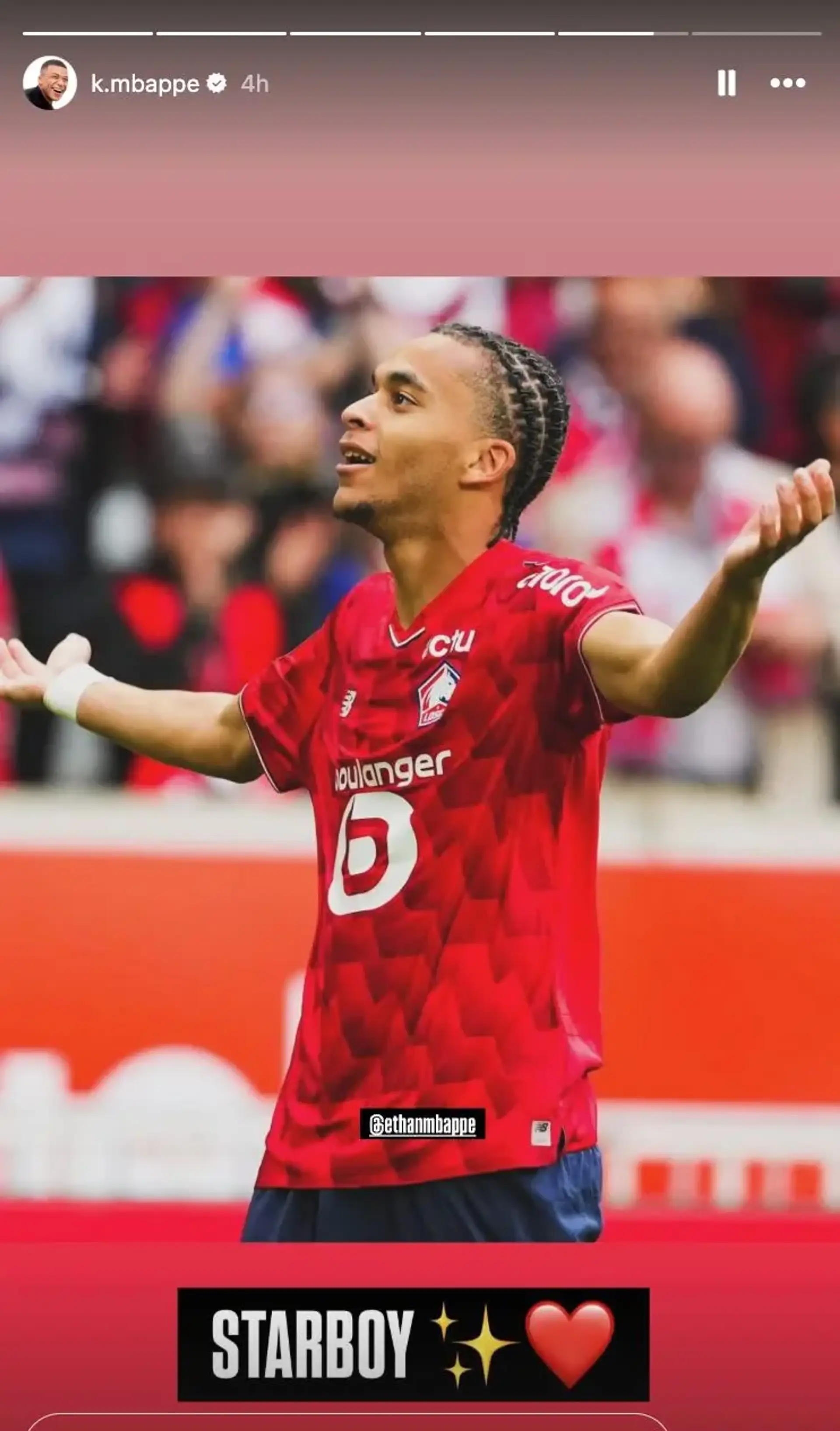Kylian Mbappe shows love for brother Ethan after his first Ligue 1 goal ...