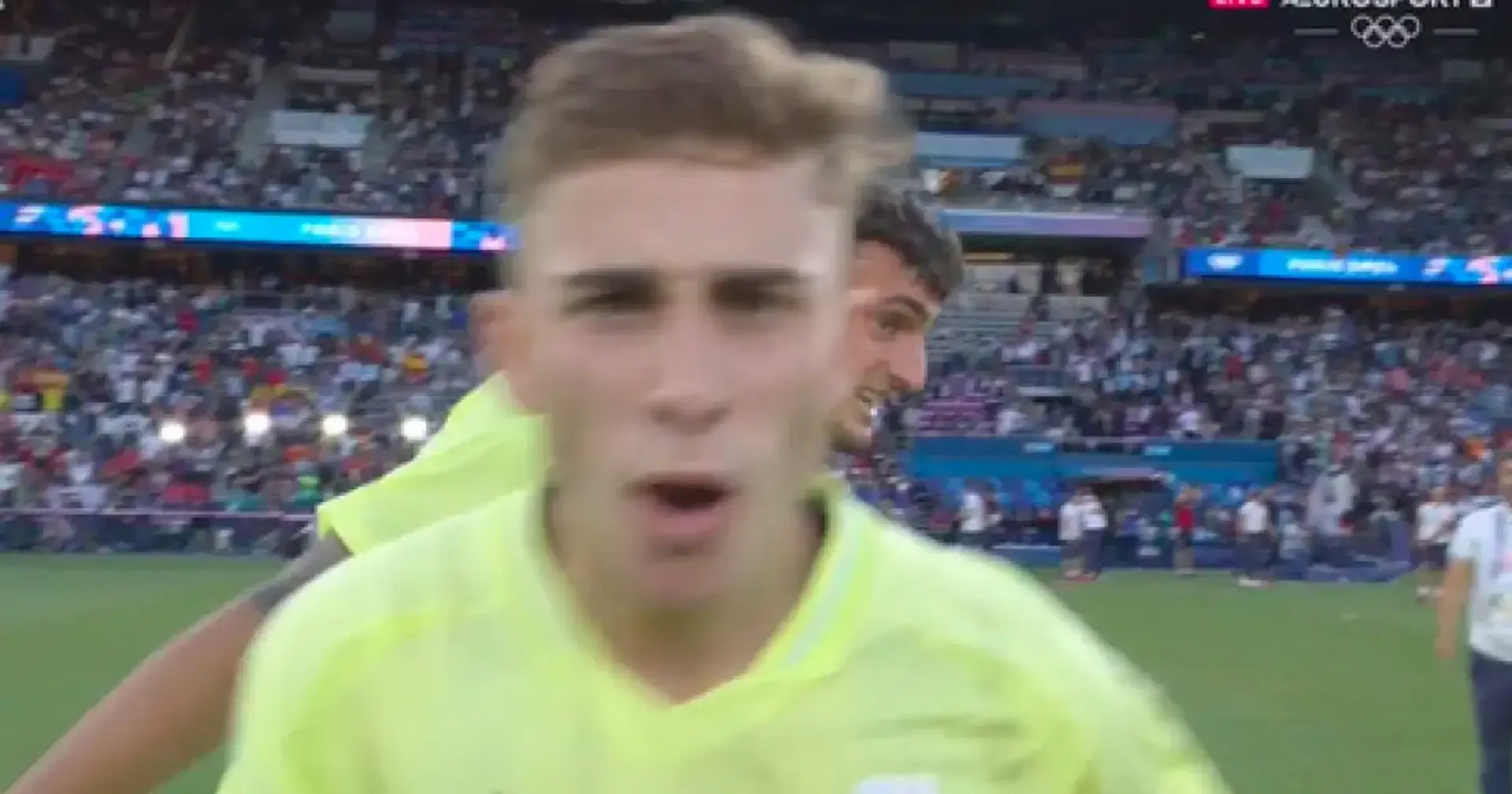 What Fermin shouted into cameras after carrying Spain to first football ...
