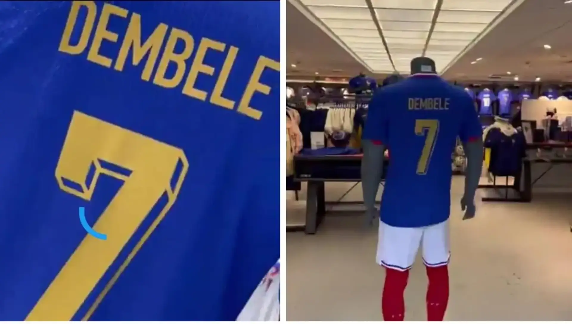 France release Ousmane Dembele’s golden national team jersey after ...