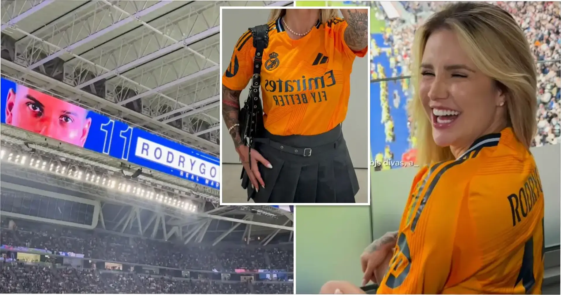 Rodrygo's stunning girlfriend Bruna Rotta watches Real Madrid beat ...