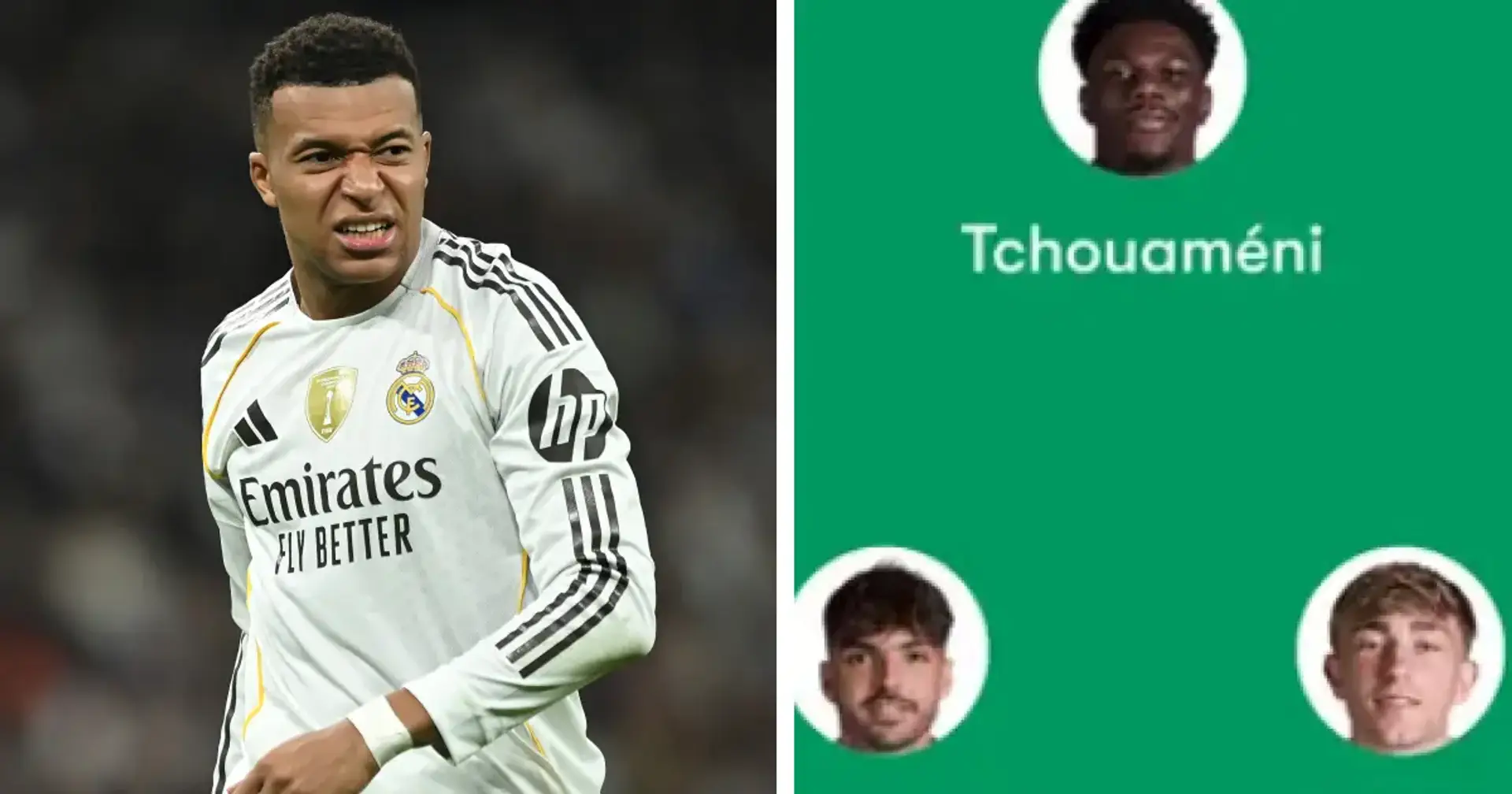 Mbappé titulaire : Compositions probables du Real Madrid face à la Real ...