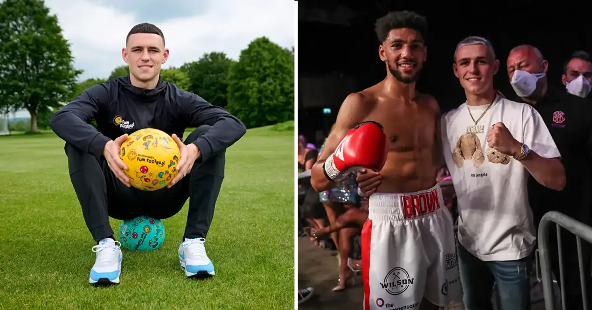 Phil Foden sponsors childhood friend's boxing dream - support beyond ...