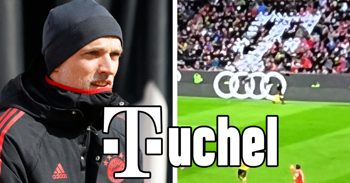 T für Tuchel? Witz über Bayern-Fans in der Allianz Arena geht viral ...