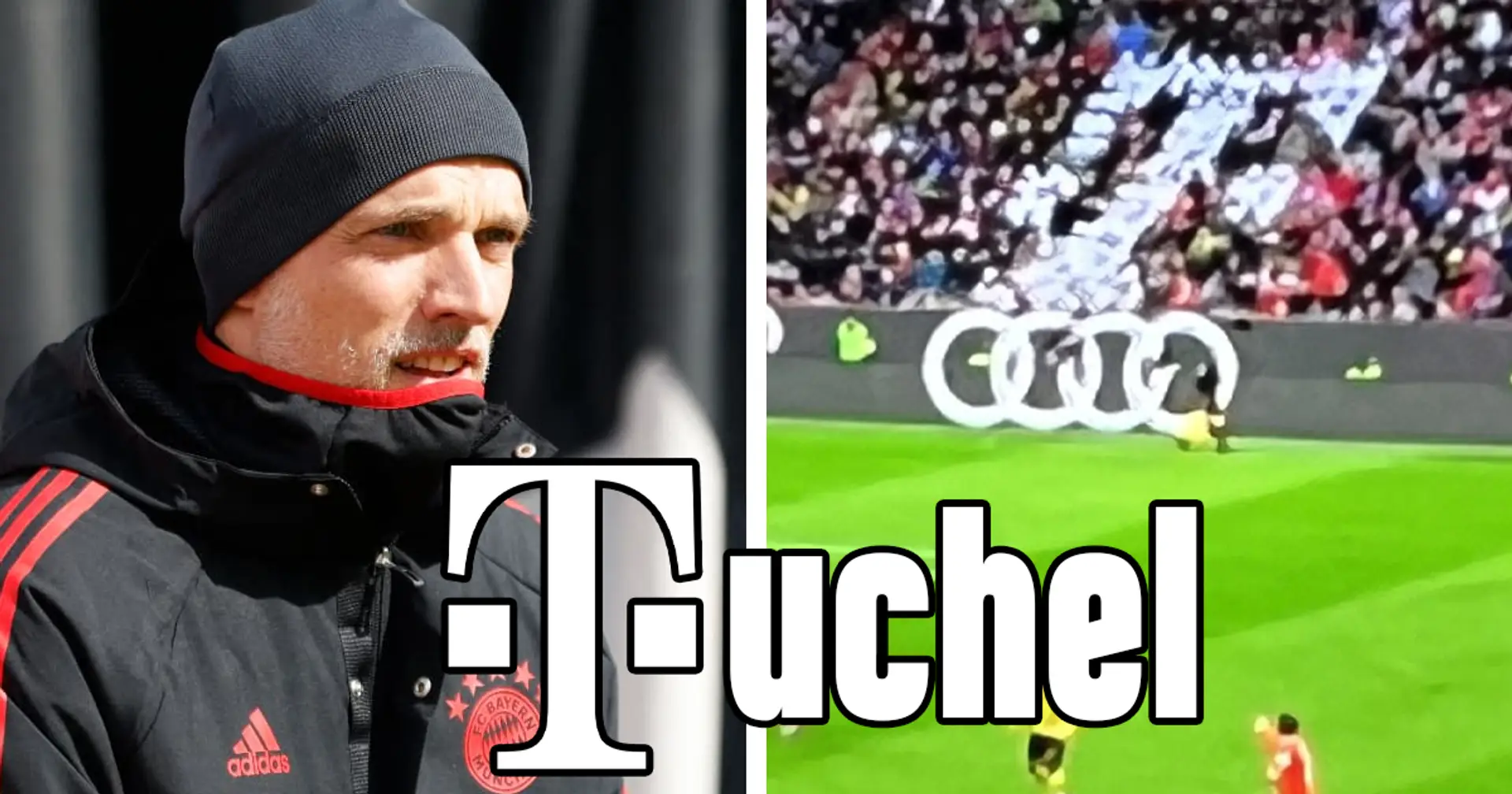 T für Tuchel? Witz über Bayern-Fans in der Allianz Arena geht viral ...