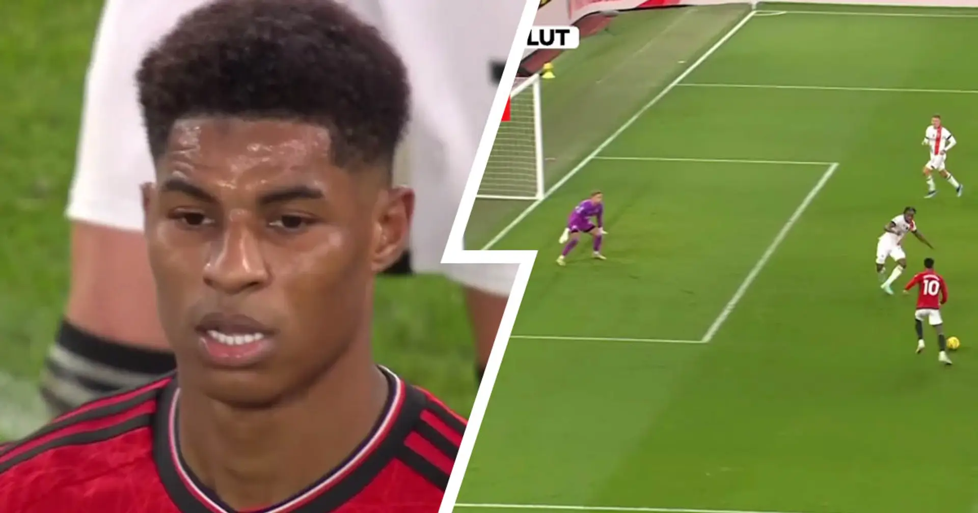 Caught on camera: Rashford's reaction to missing THAT big chance vs ...