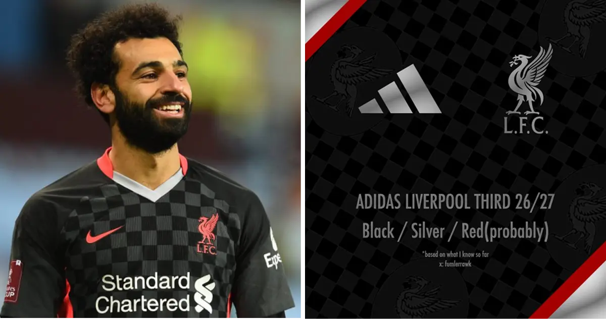 Liverpool 2026-2027 third kit pattern leaked - bold black base returns ...