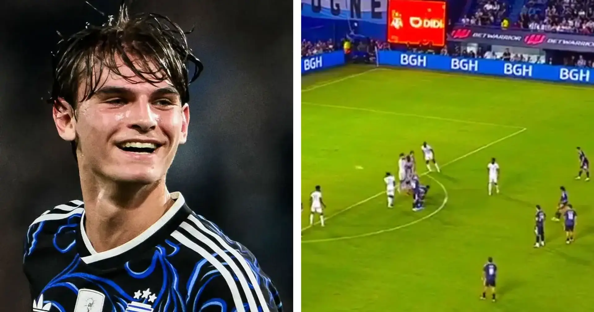Nico Paz scores first Argentina goal with brilliant free kick vs ...