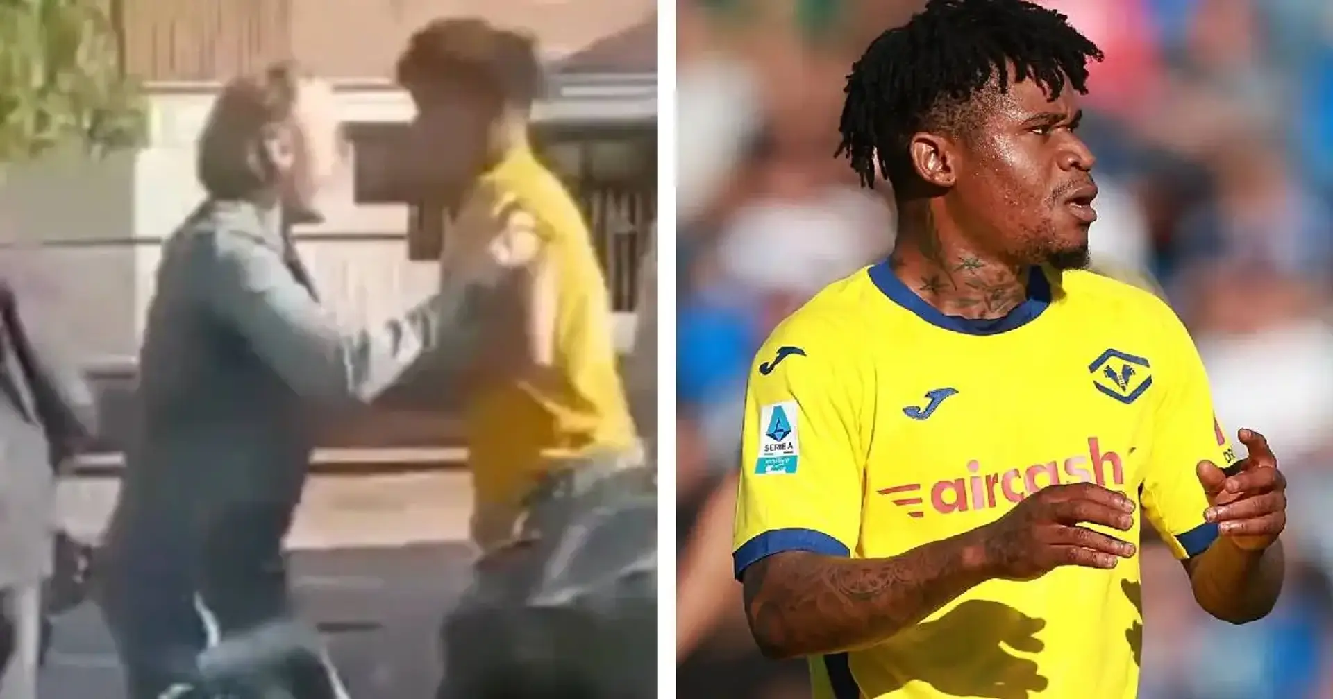 Hellas Verona striker Gift Orban fights fan after car damage following ...
