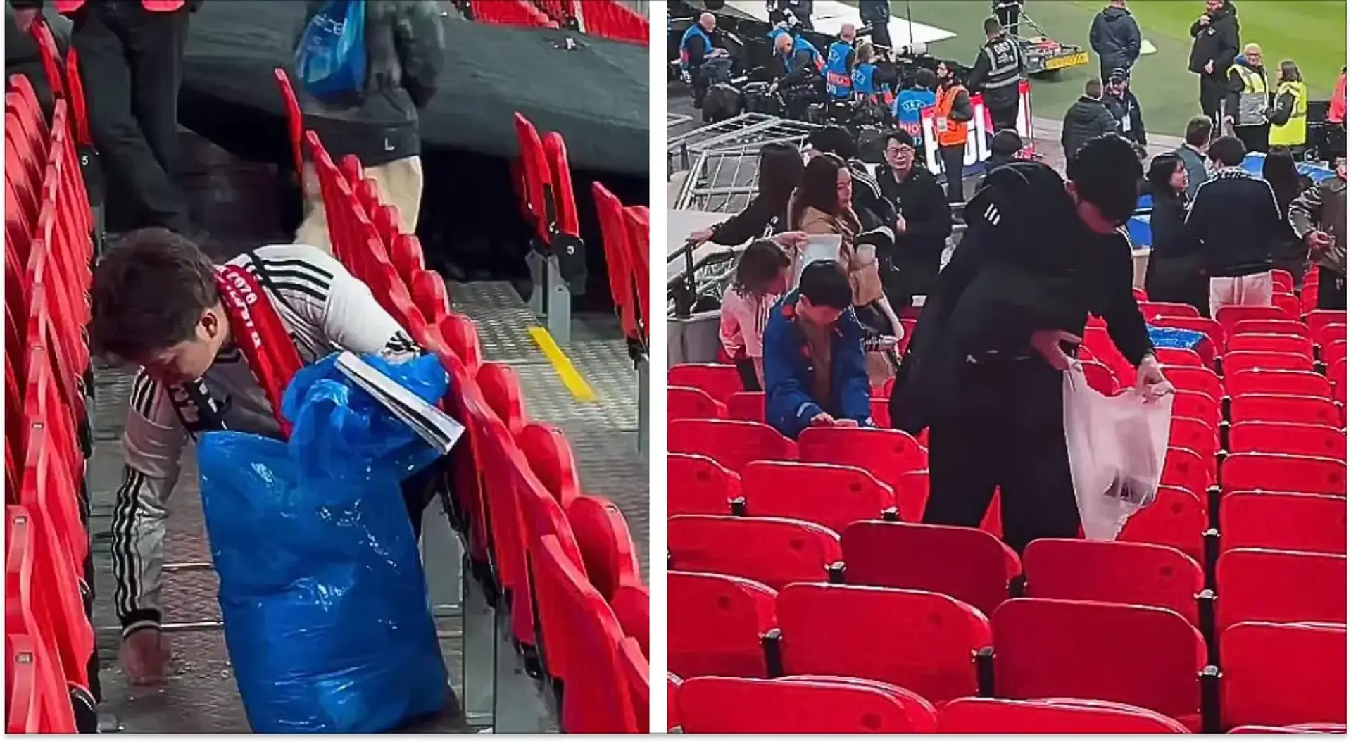 Classy as ever: Japan fans go viral after cleaning up Wembley away ...