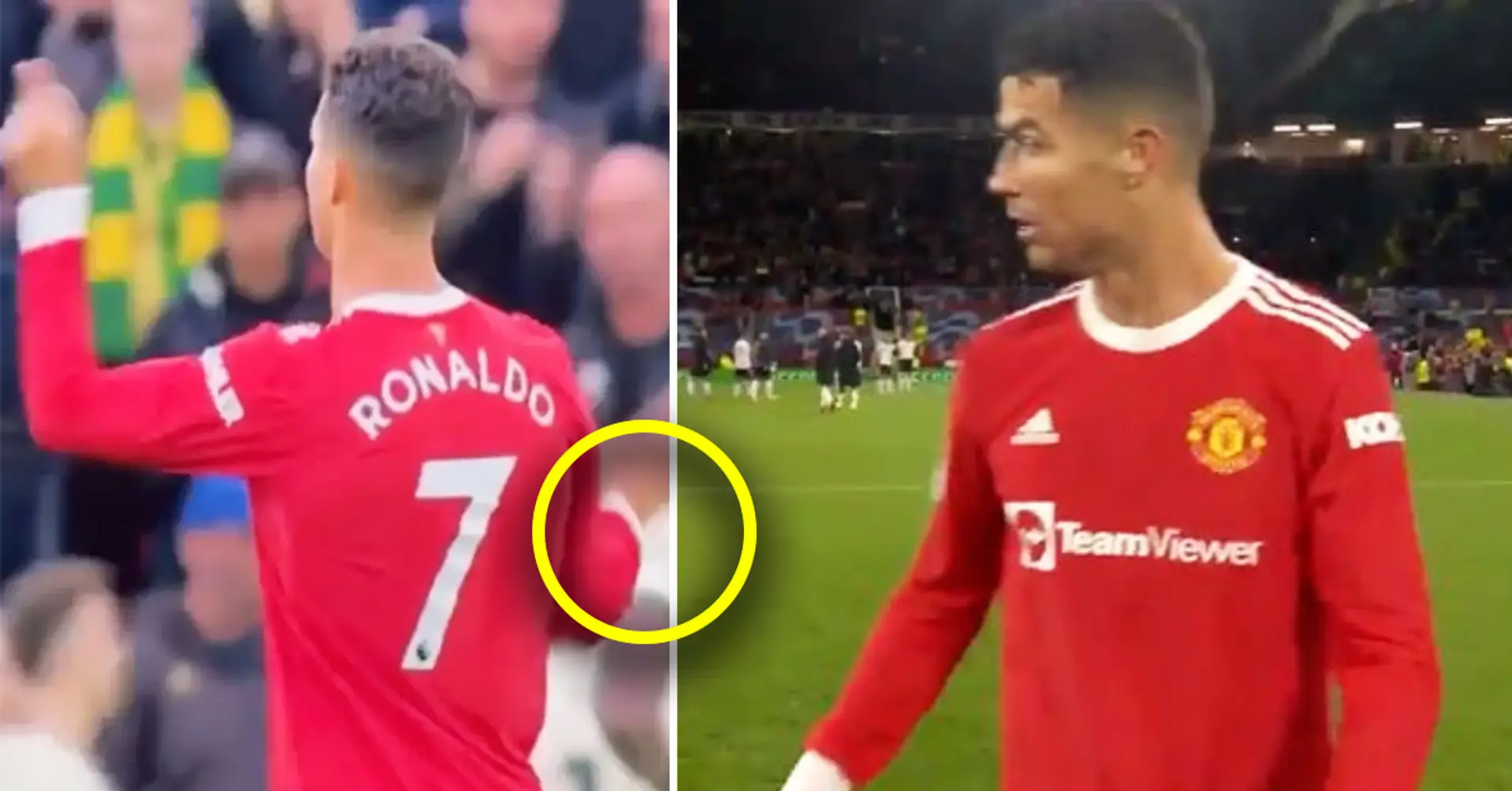 Cristiano Ronaldo confuses fans with a strange gesture during match ...