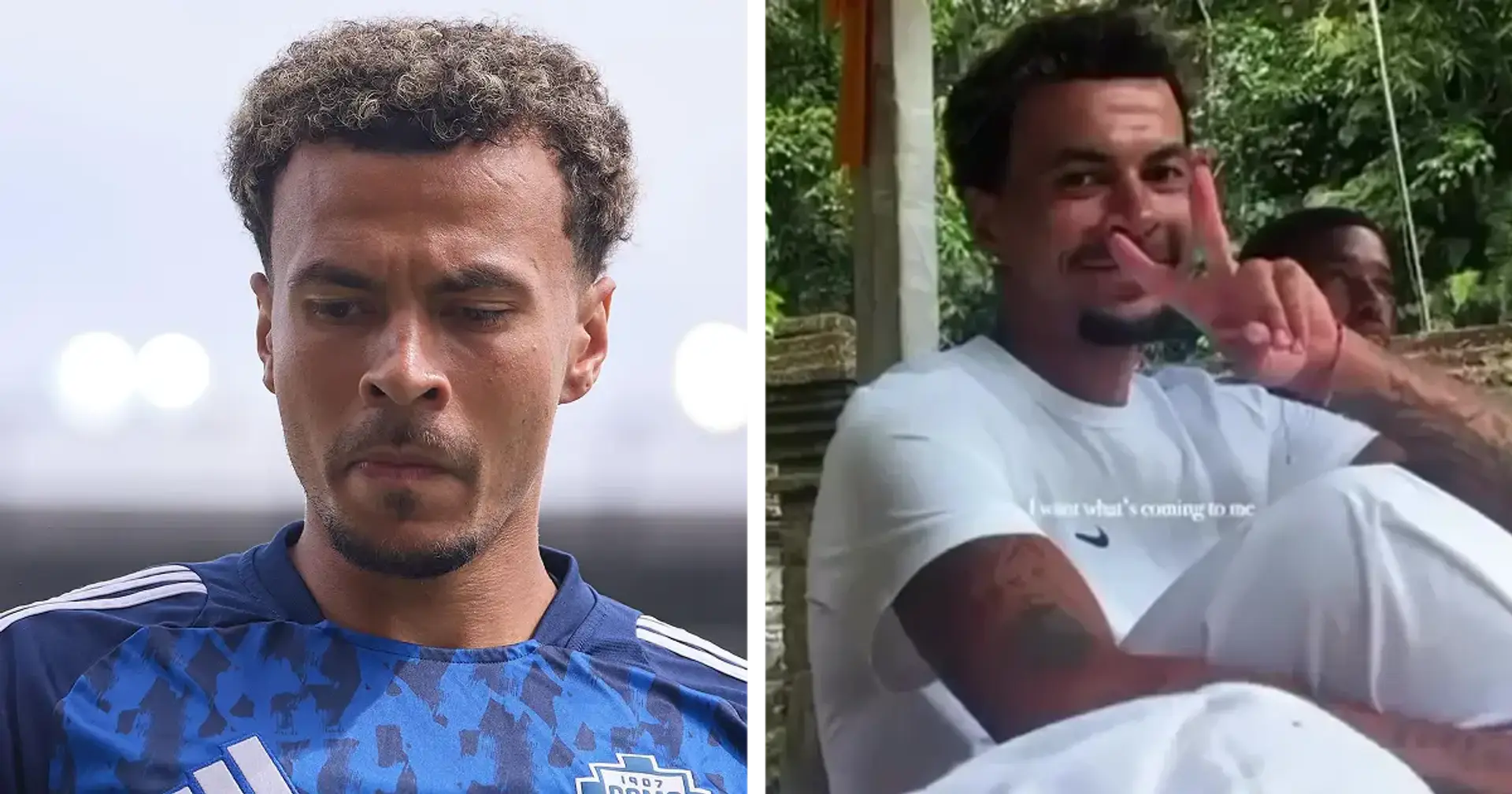 Dele Alli shares rare update after Como exit - training hard in Bali ...