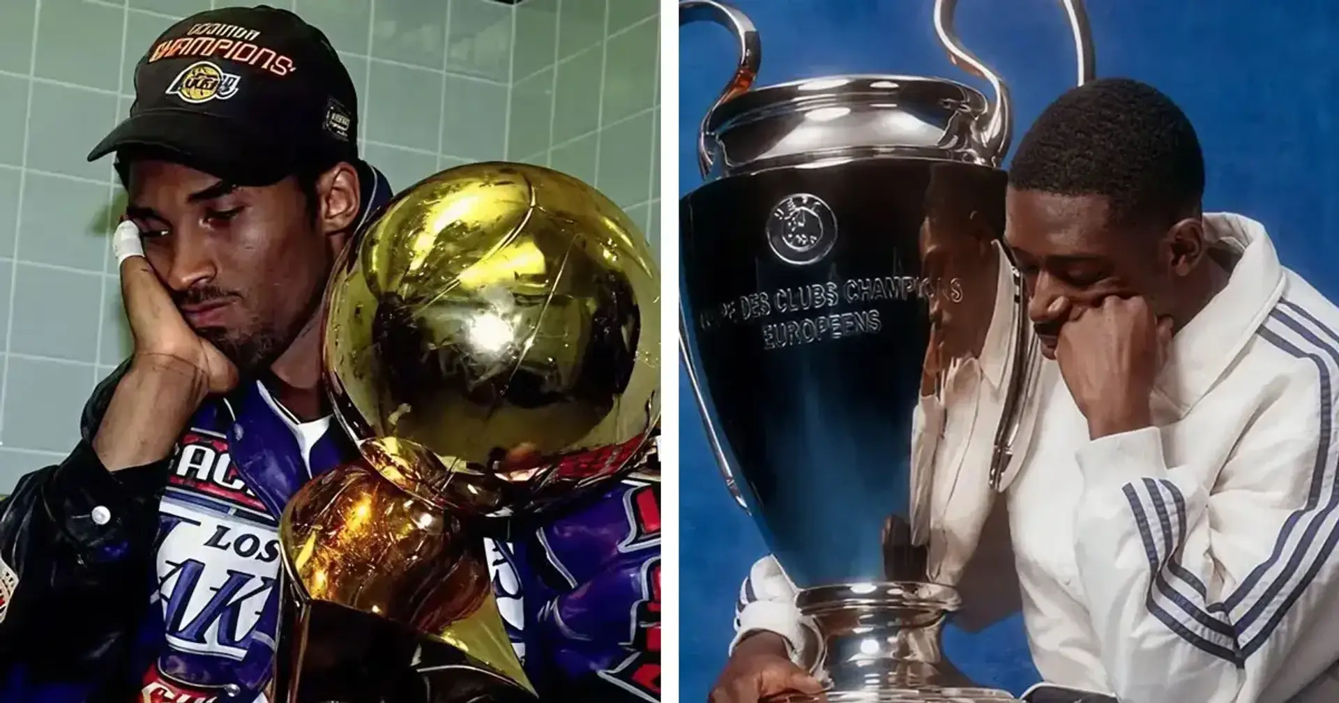 Ousmane Dembélé recrée la pose emblématique de Kobe Bryant dans un ...