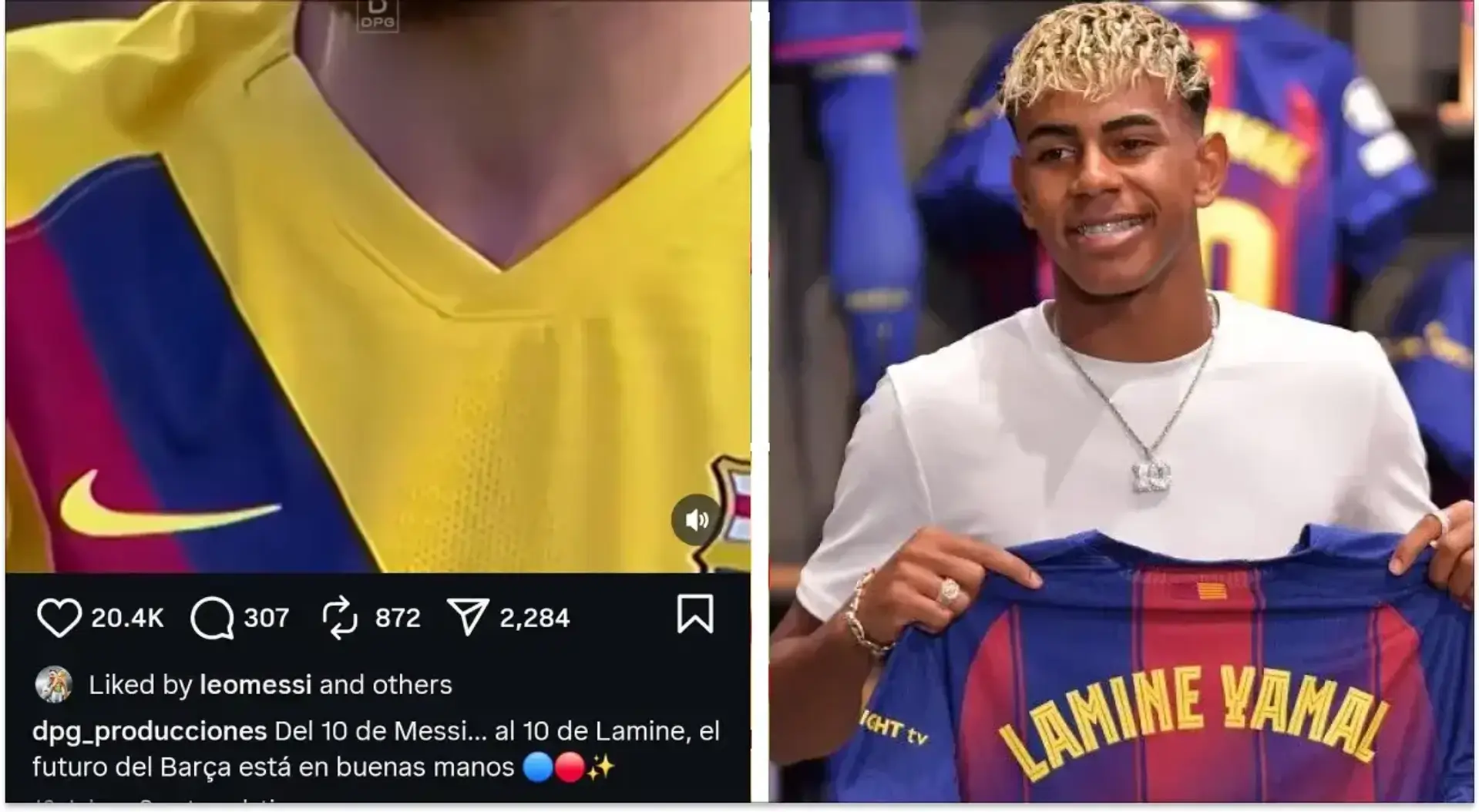 « L’avenir du Barça est entre de bonnes mains » : Lamine Yamal adoubé ...