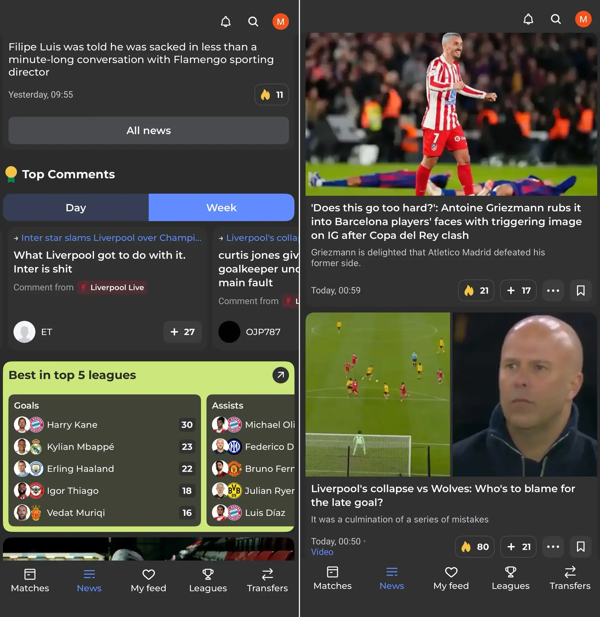 Best Football Apps for Live Scores, Statistics and Community — Tribuna.com