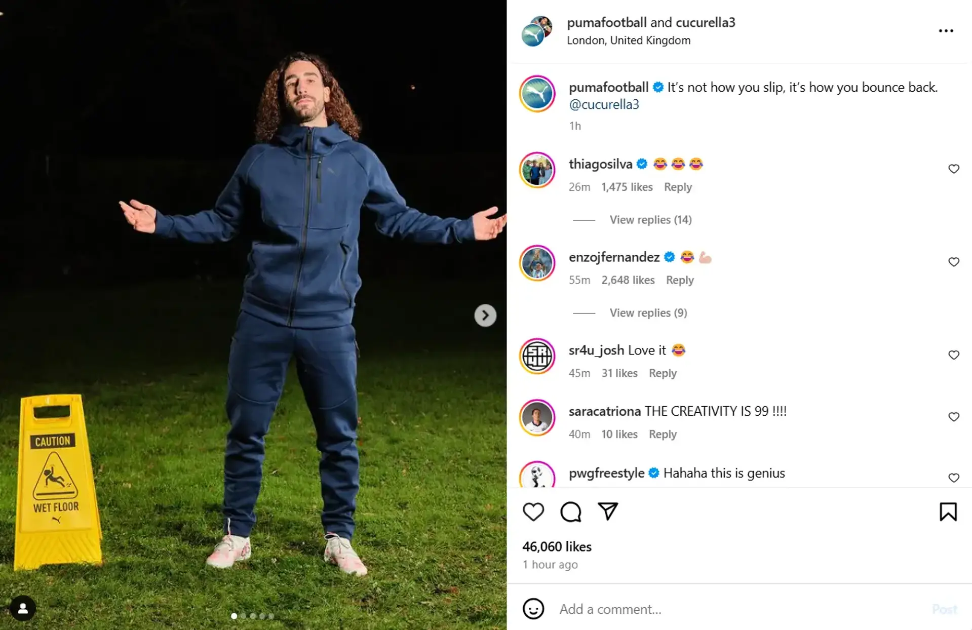 'It's not how you slip': Puma launches ad campaign after Marc Cucurella ...