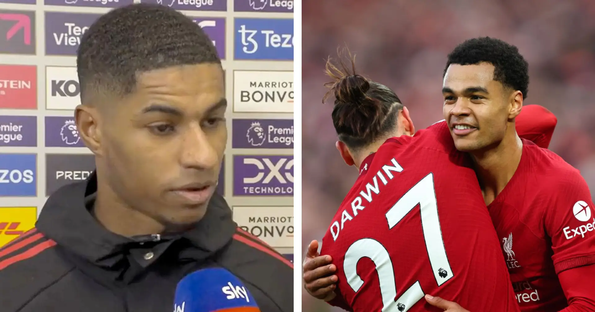 Rashford on losing 7-0 to Liverpool: 'We should've gone into half-time ...