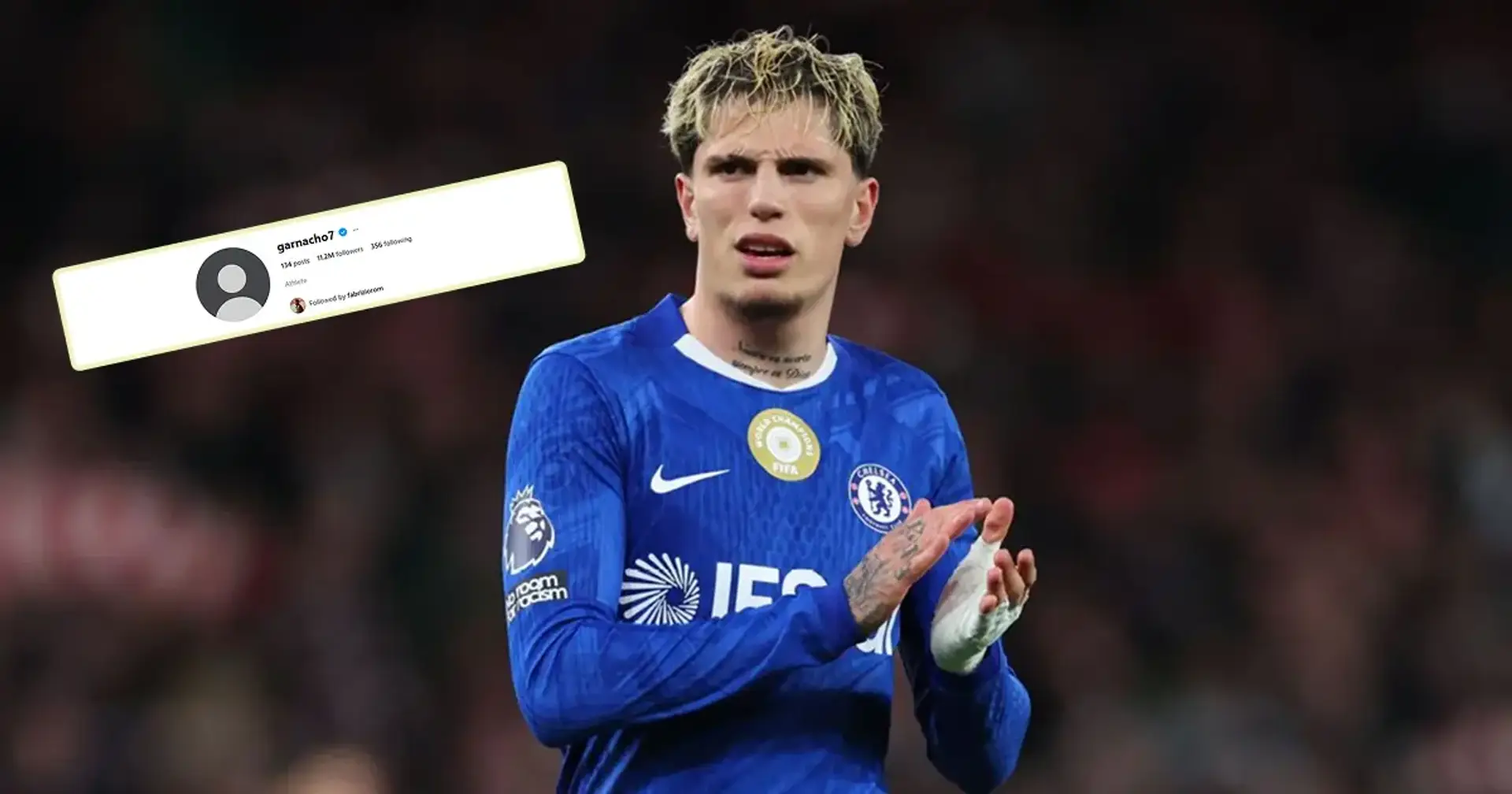 Alejandro Garnacho supprime les références à Chelsea de son profil ...