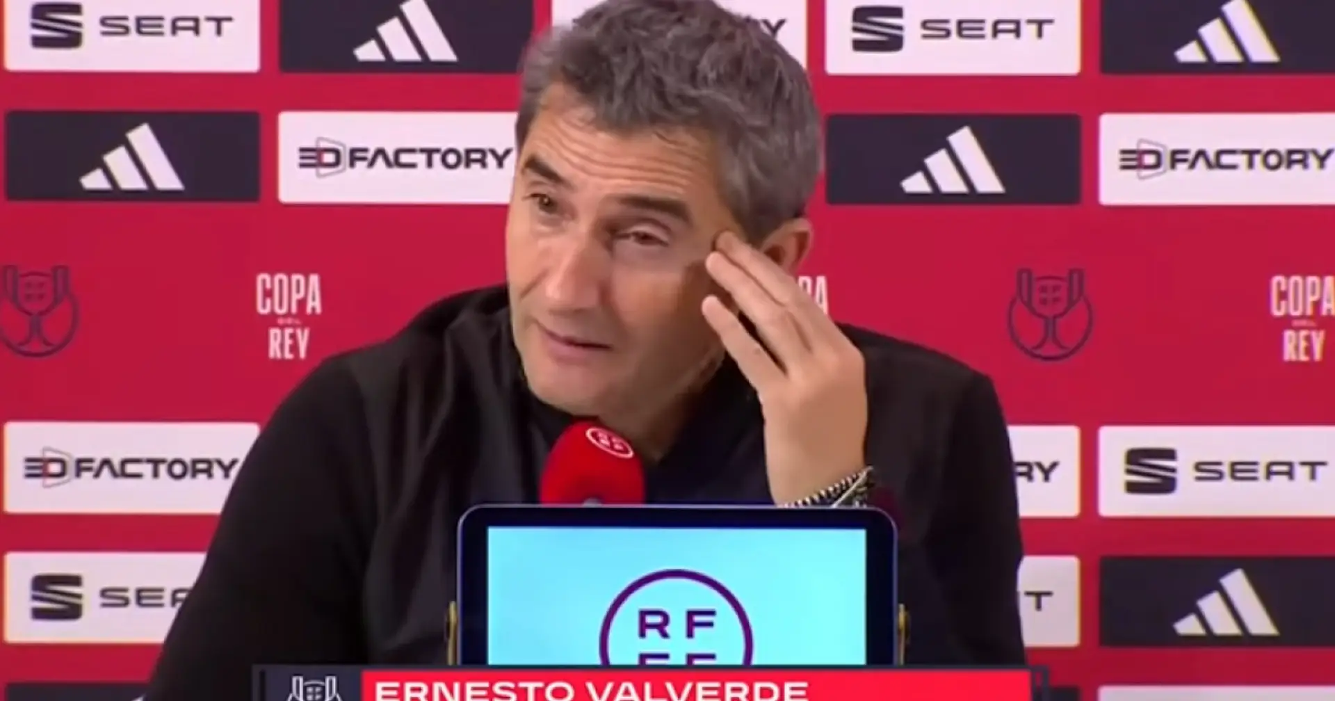 Bilbao coach Valverde singles out one Barca player for special praise ...