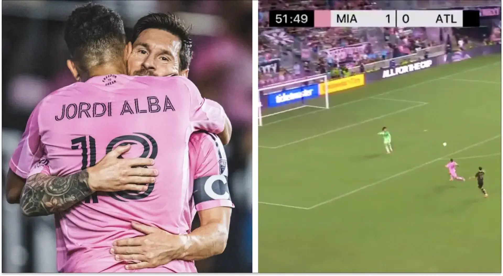 Como en los viejos tiempos: Lionel Messi y Jordi Alba se combinan para ...