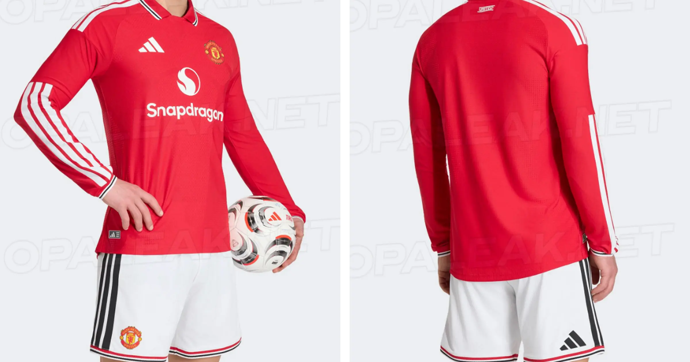 Man United official pictures of 2026/27 home kit leaked - classic style ...