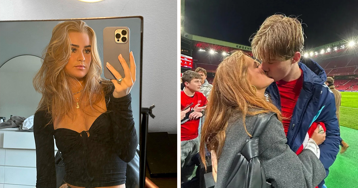 Meet Laura Rhod Søndergaard - Rasmus Højlund's stunning girlfriend ...