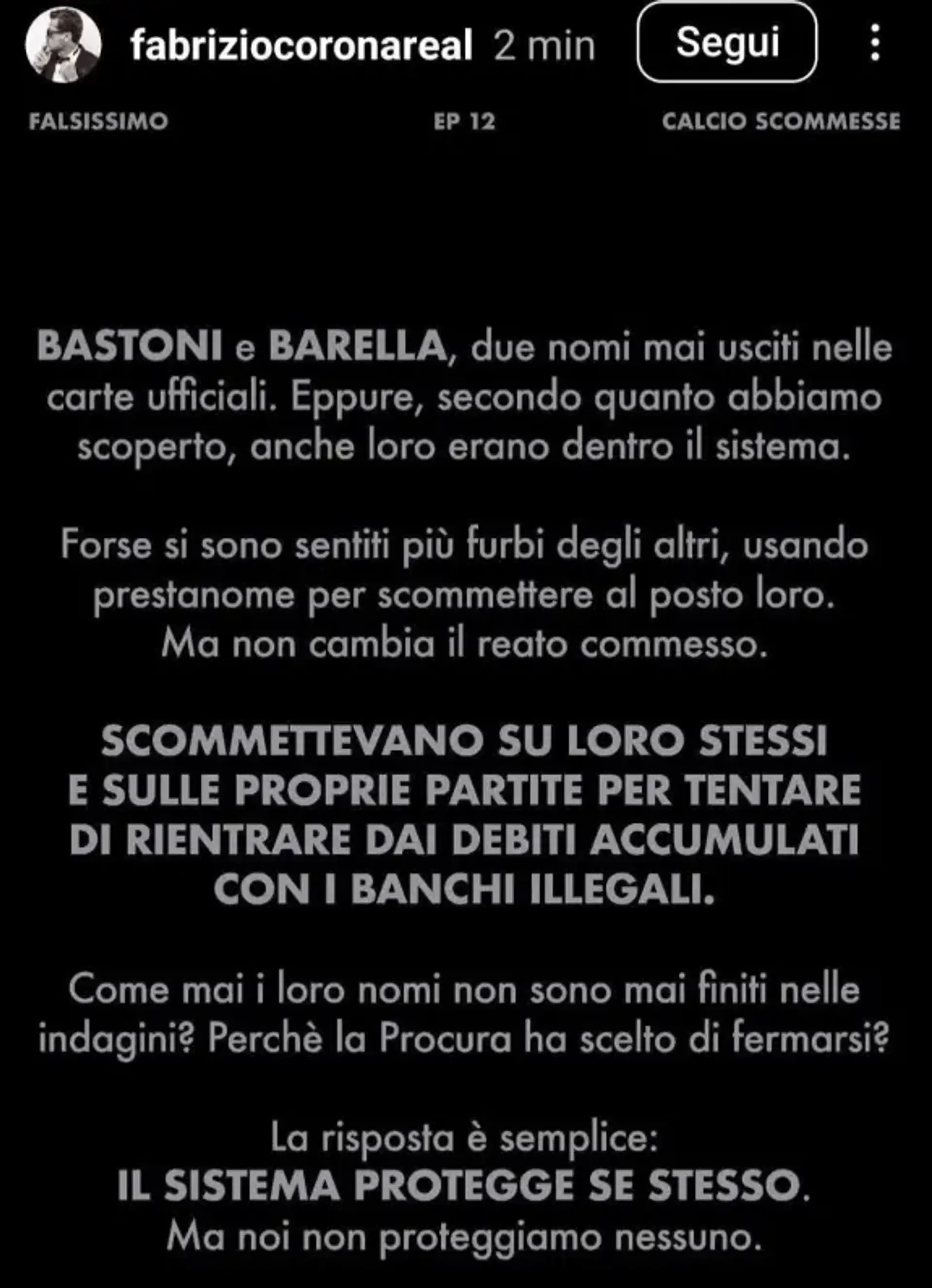 Gravi accuse di Fabrizio Corona su Bastoni e Barella: "Scommettevano su ...