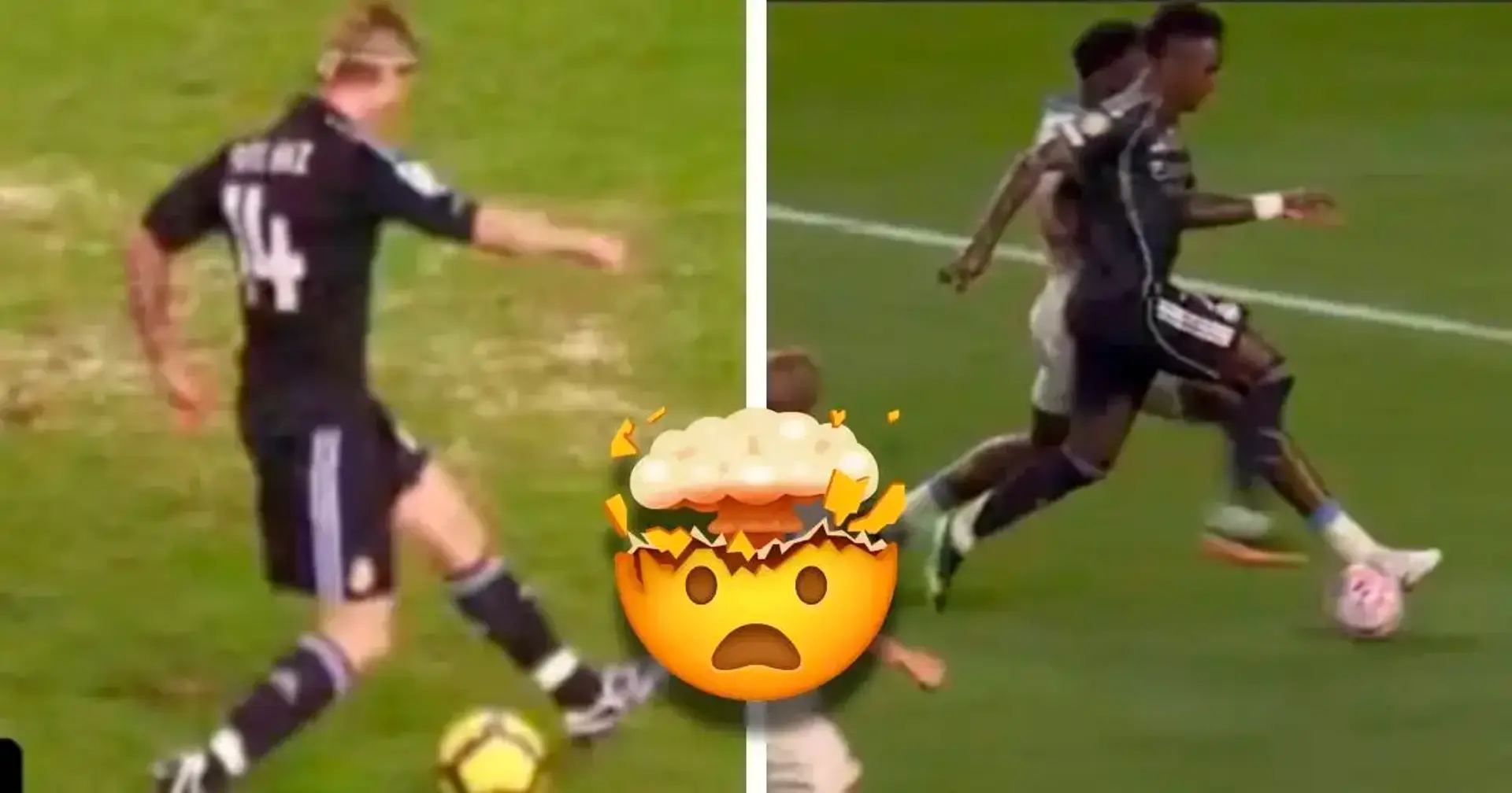 Vinicius Jr recrea el icónico pase de tacón de Guti, conocido ...