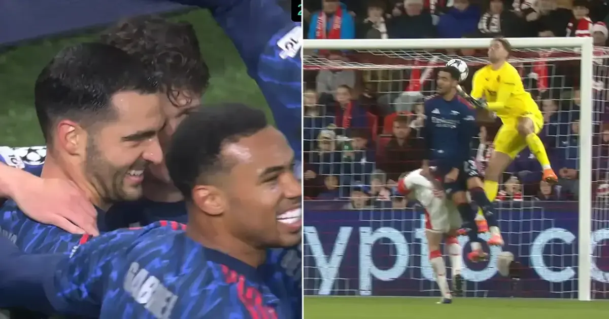 Arsenal scored the most accidental goal of the Champions League ...