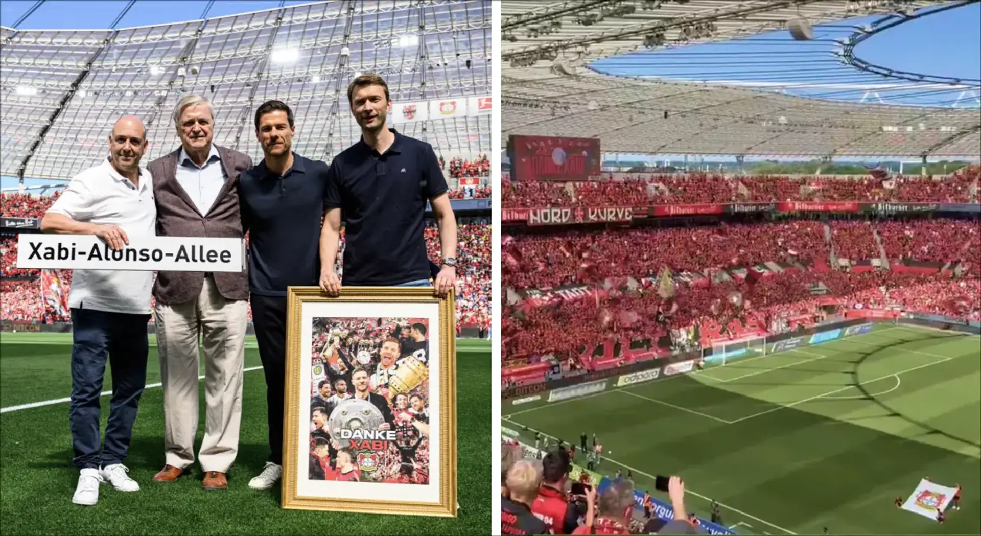 Bayer fans bid Xabi Alonso emotional goodbye as he coaches his final ...
