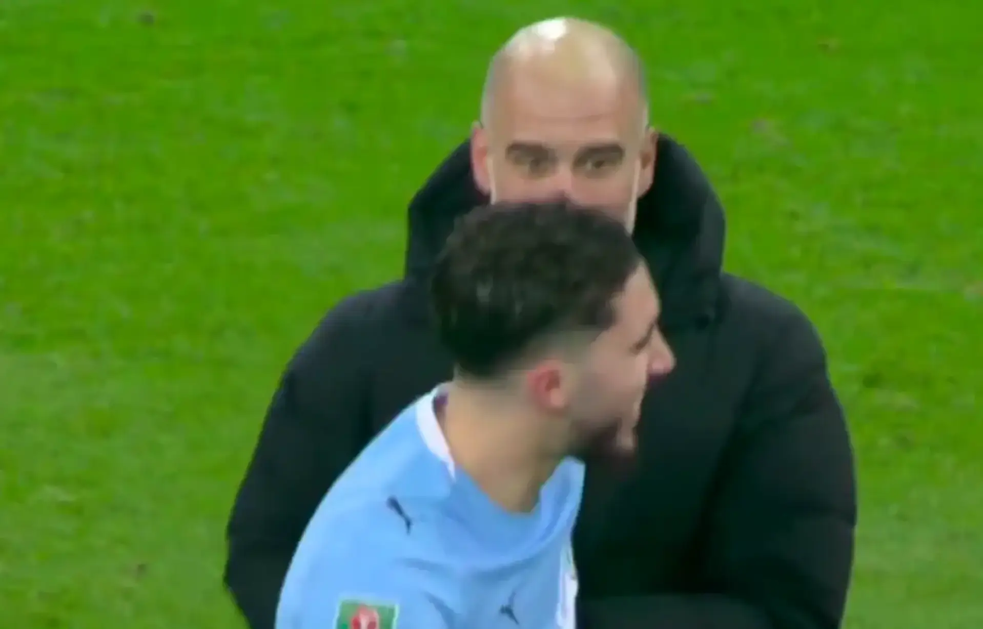'What did Pep say?': Guardiola's animated chat with Cherki sparks wild ...