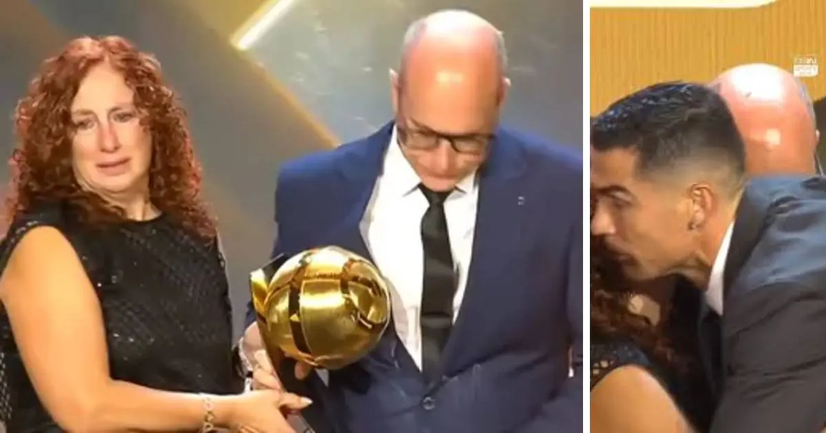 Cristiano Ronaldo shares warm embrace with Diogo Jota's parents at ...