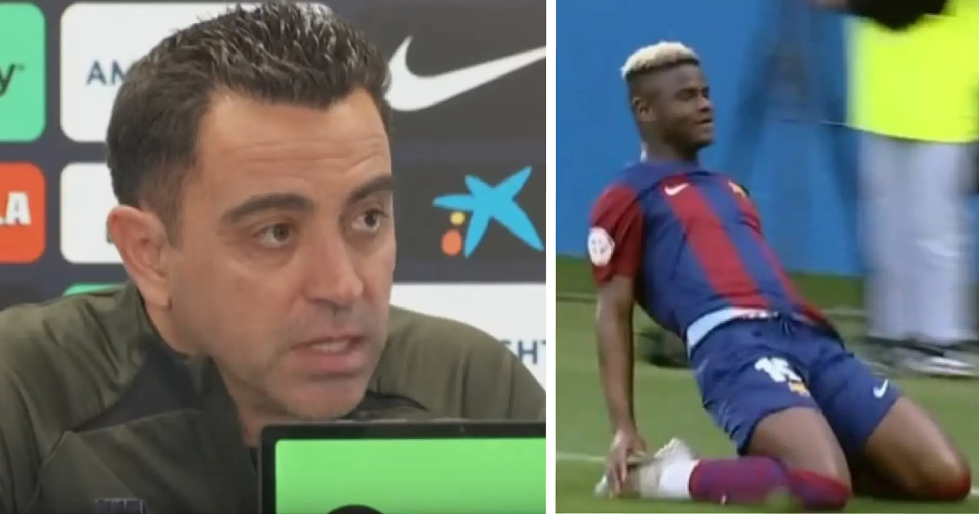 Xavi le hace una gran promesa a Mika Faye - Fútbol | Tribuna.com