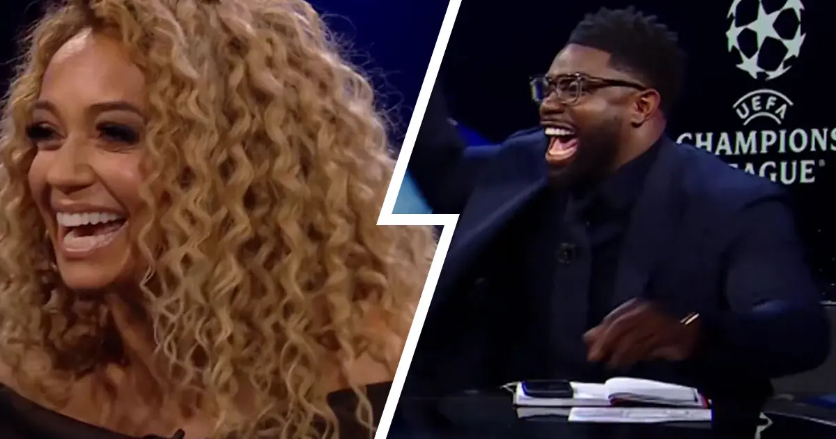 Kate Abdo suffers wardrobe malfunction live during CBS Show - Micah ...