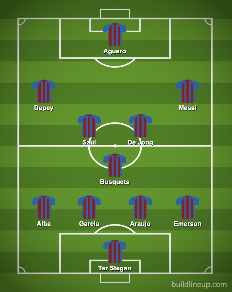 3 ways how Barca could line up with Saul in 2021/22
