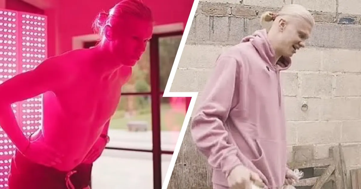 Haaland’s latest YouTube video unveils bizarre routine – red light, raw ...