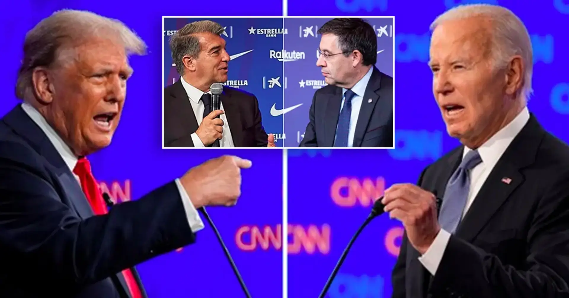 Donald Trump v Joe Biden presidential debate explained in football ...